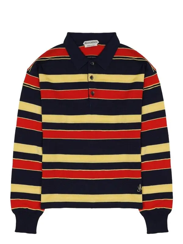 JW Anderson Polo Rugby In Cotone - Multicolor