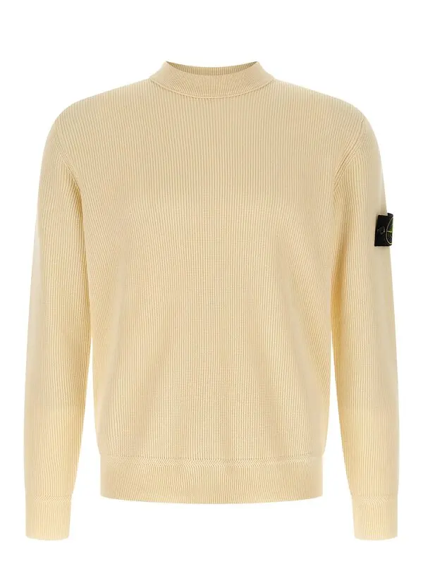 Stone Island 5100154' Sweater - Cream
