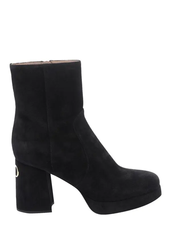 Valentino Garavani Fawcette Plateau Booties - Black