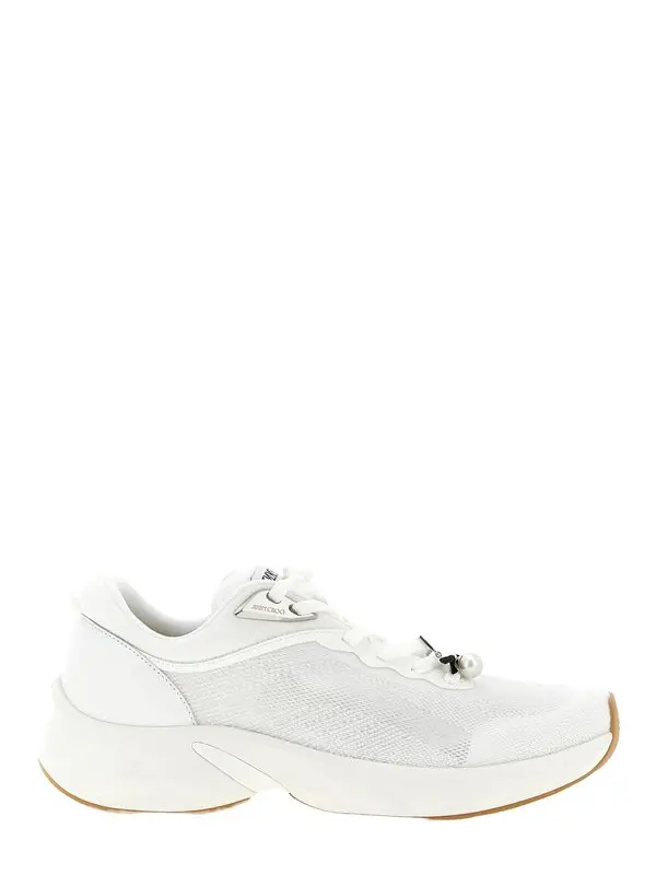 JIMMY CHOO Diamond Run Sneakers - White