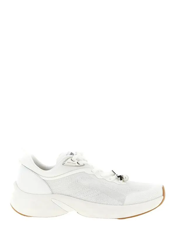 JIMMY CHOO Diamond Run Sneakers - White