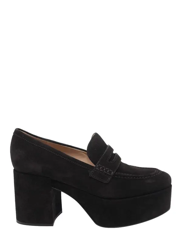 GIANVITO ROSSI Jenna Pump Loafers - Brown