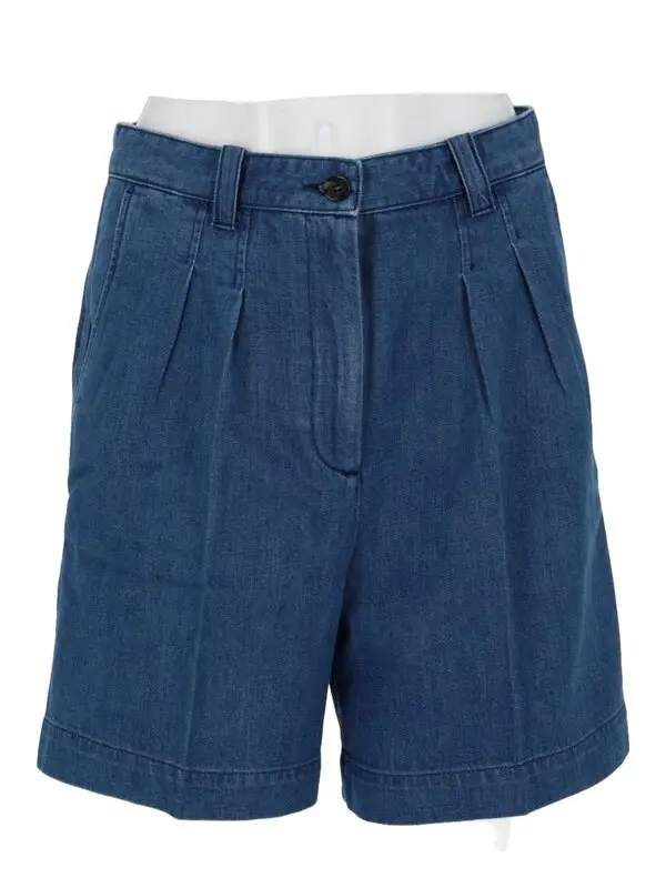 A.p.c. Nola Denim Shorts - Blue