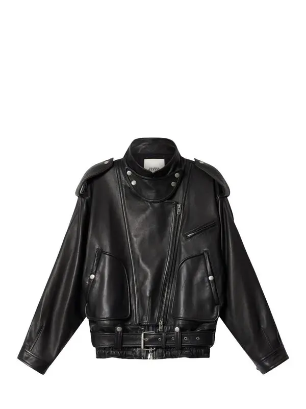 Isabel Marant Étoile Farza Leather Jacket - Multicolor
