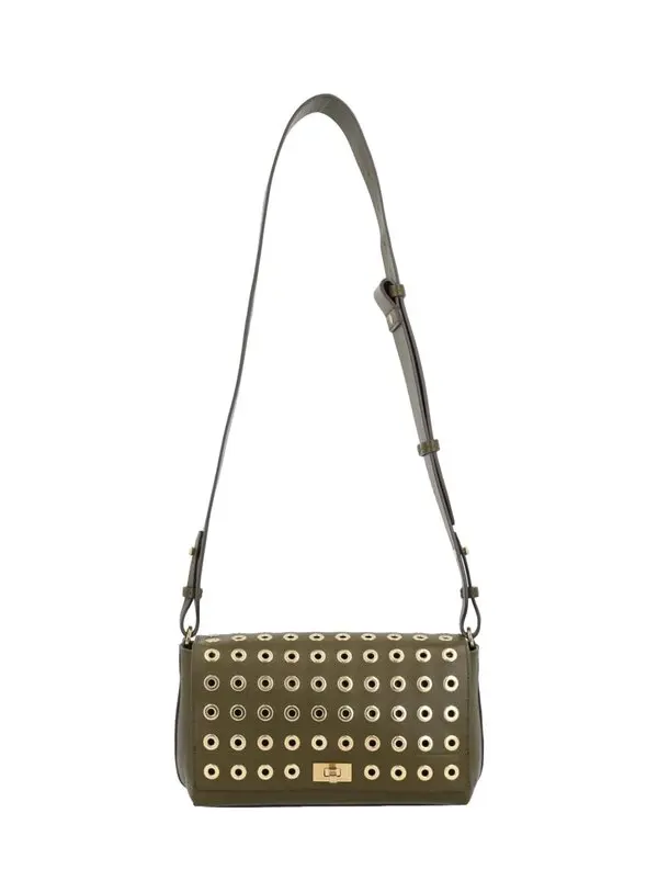 ANYA HINDMARCH Mortimer Leather Bag - Green