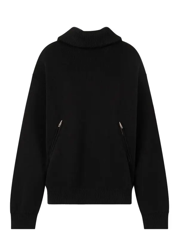 Balenciaga Back To Front Sweater - Black