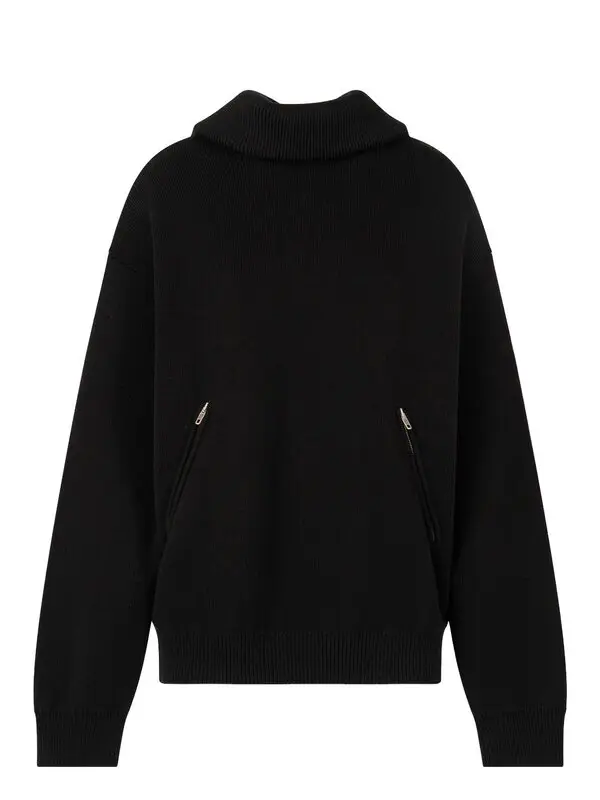 Balenciaga Back To Front Sweater - Black