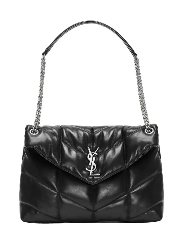 Saint Laurent Medium Puffer Shoulder Bag - Black