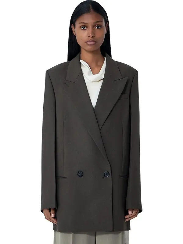 TOTEME Shield Wool-blend Blazer - Brown