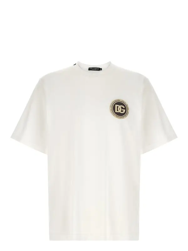 Dolce & Gabbana Dg' Patch T-shirt - White