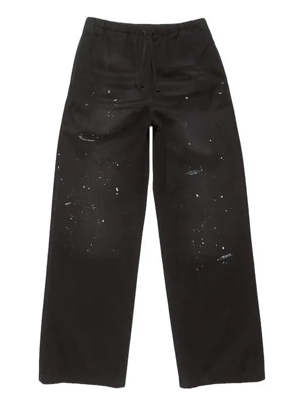 Acne Studios Regular & Straight-leg Trousers - Black