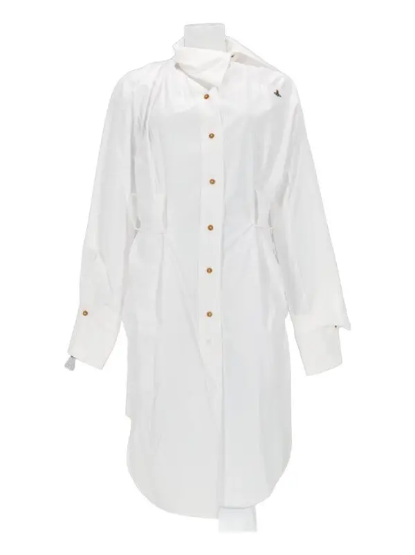 VIVIENNE WESTWOOD Drunken Chemisier Dress - White