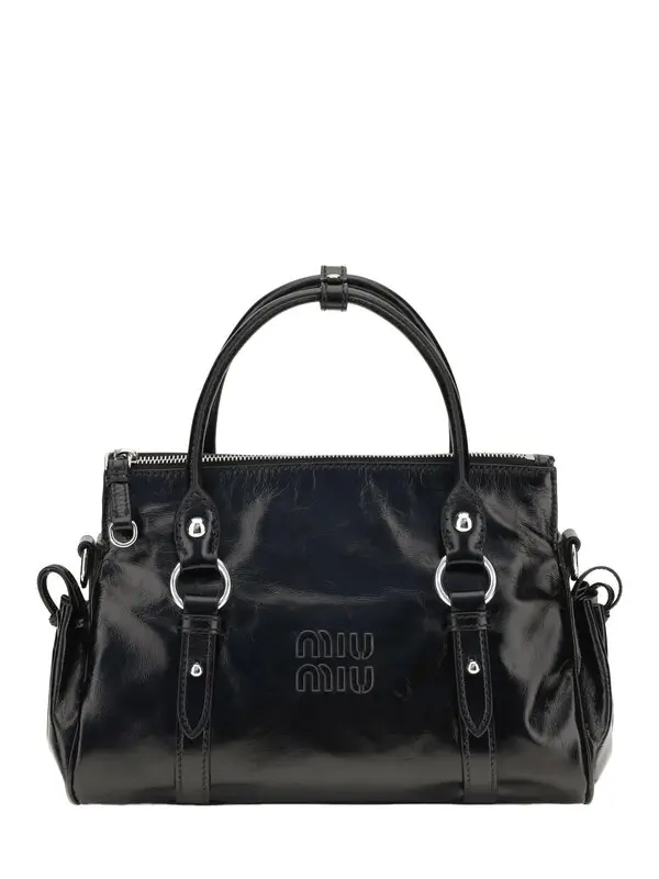 Miu Miu Leather Handbag - Black