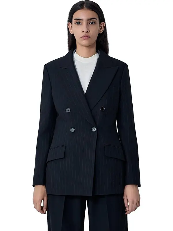 Gucci Double-breasted Blazer - Black