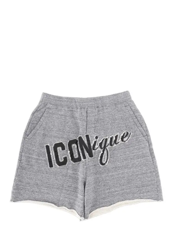 Dsquared2 Iconique Cotton Shorts - Gray
