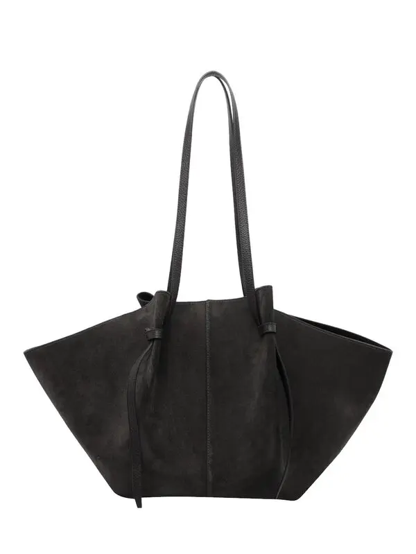 Yuzefi Suede Mochi Shoulder Bag - Brown