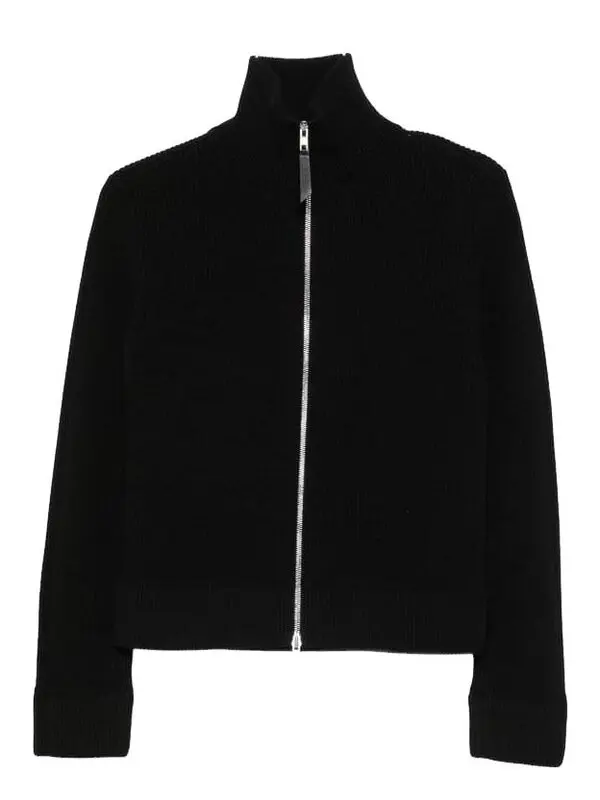 MAISON MARGIELA Ribbed Knit Cardigan - Black