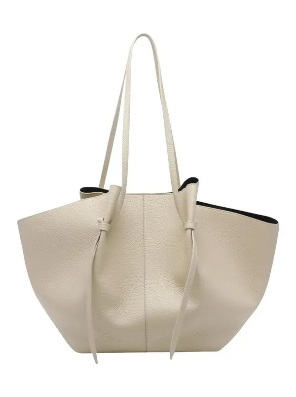 Yuzefi Leather Shoulder Bag - Cream