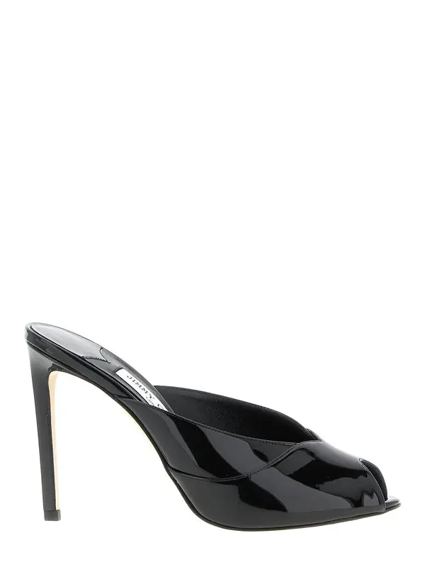 JIMMY CHOO Brigitte Mule - Black