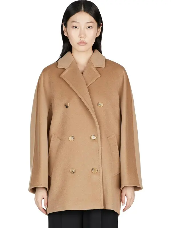 Max Mara Short 101801 Icon Coat - Cream