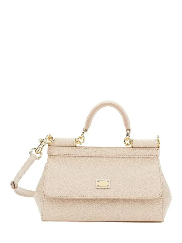 Dolce & Gabbana Sicily Leather Handbag - Pink
