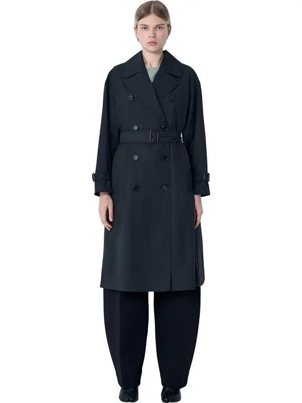 Max Mara Rain Trench Coat - Black