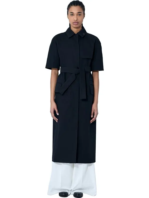 Max Mara Heavy-duty Trench Coat - Black
