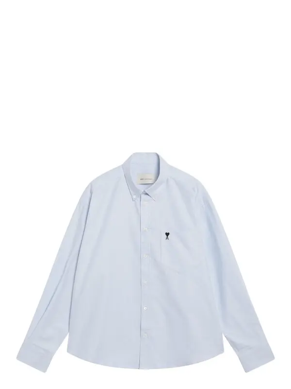 AMI Paris Light De Coeur Shirt - Blue