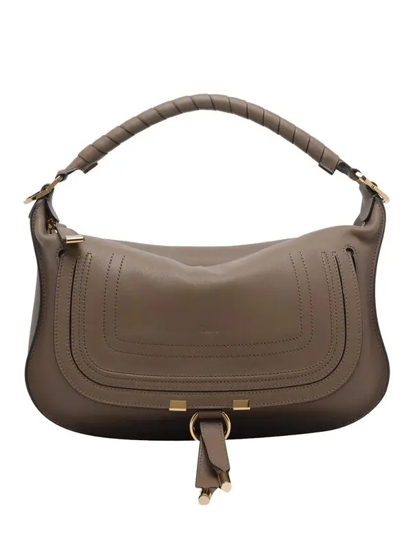 Chloé Small Marcie Shoulder Bag - Brown