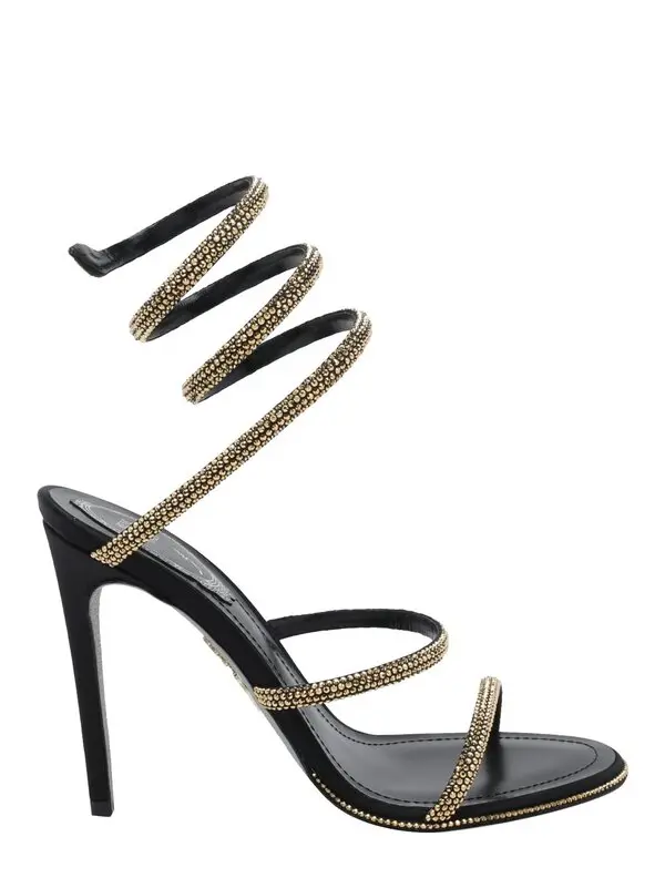 Rene Caovilla Cleo Pump Sandals - Black