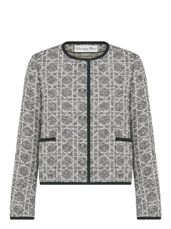 Dior Macrocannage Jacket - Gray