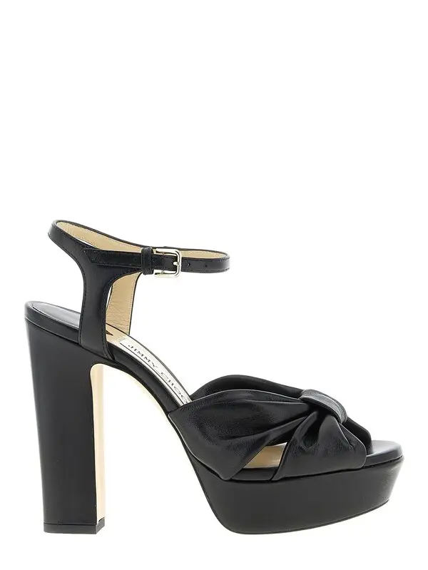 JIMMY CHOO Heloise' Sandals - Black