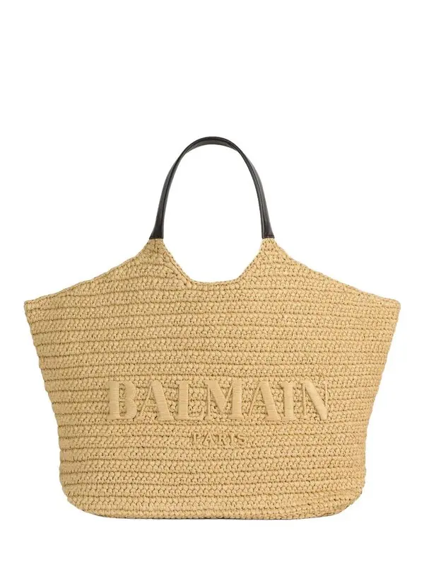 Balmain Large Crochet Tote Bag - Multicolor