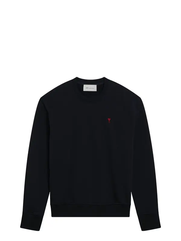 AMI Paris De Coeur Midnight Sweatshirt - Blue
