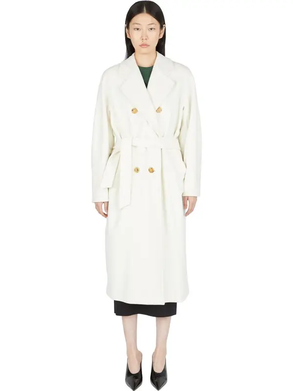 Max Mara Madame 101801 Coat - White