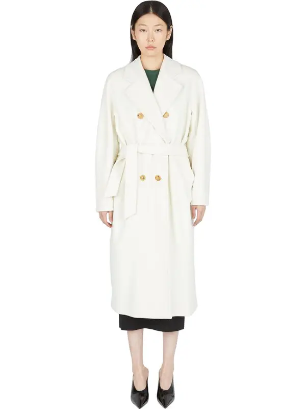 Max Mara Madame 101801 Icon Coat - White