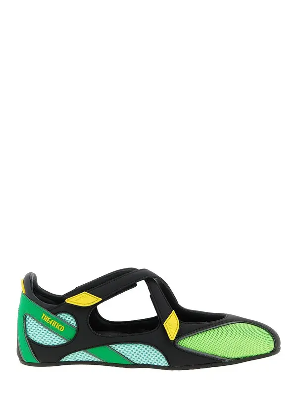 Attico Floor 01 Ballet Flats - Green