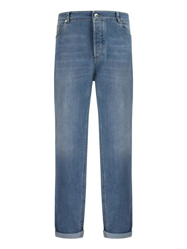 Brunello Cucinelli Straight Jeans - Blue