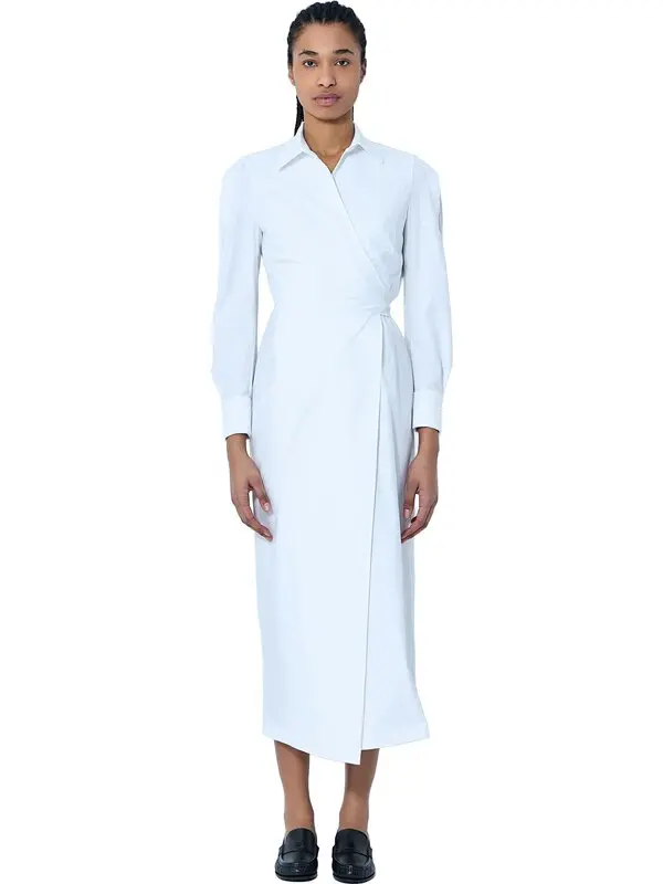 Max Mara Poplin Shirt Dress - White