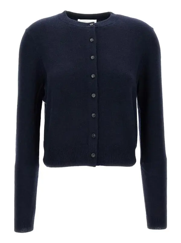 LISA YANG Virgin Wool Knitwear Cardigan - Blue