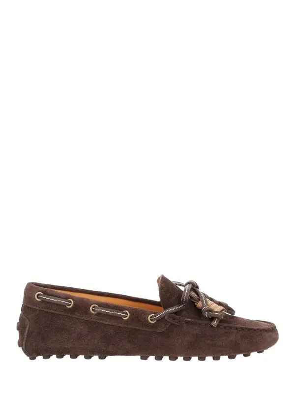 TOD'S Mocassino In Suede - Brown