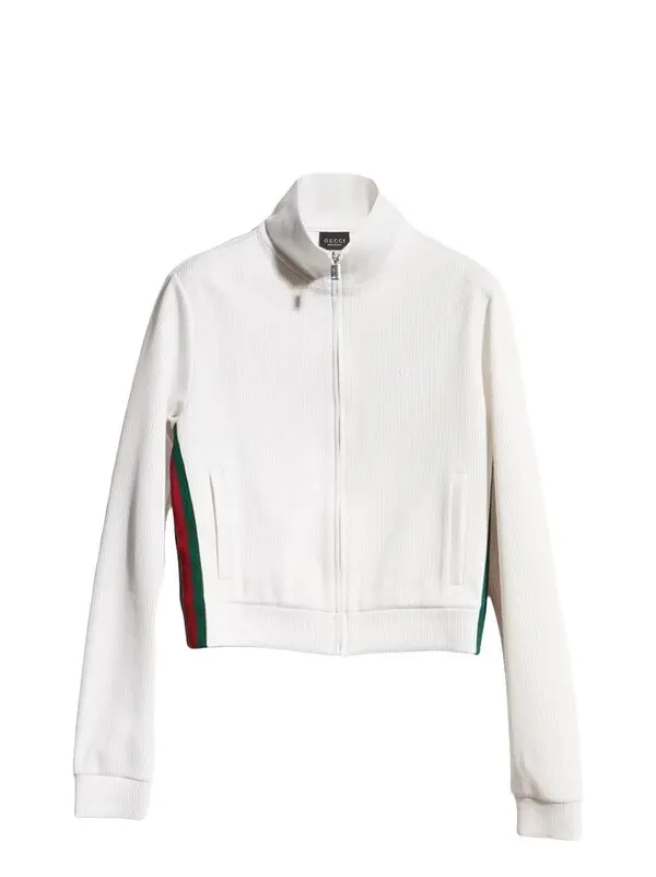 Gucci Web Detail Sweatshirt - Multicolor