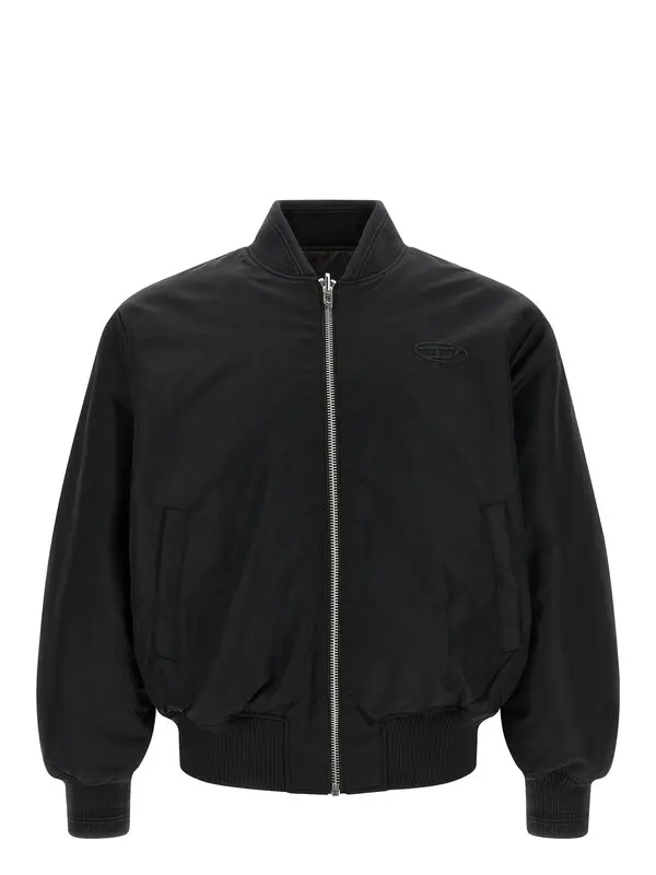 DIESEL® W-type-d1 Reversible Bomber Jacket - Black