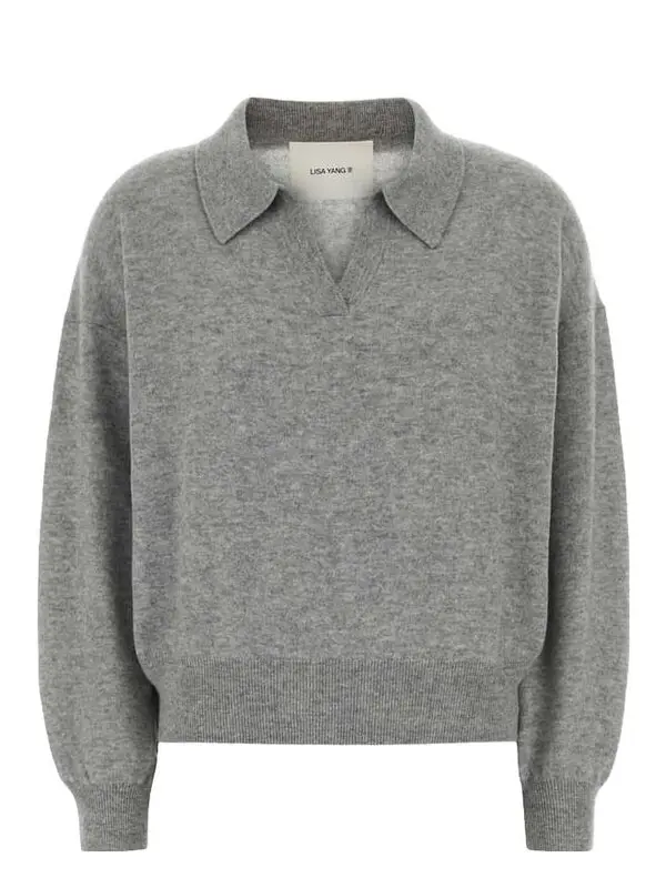 LISA YANG Grey Knitwear Jumpers - Gray