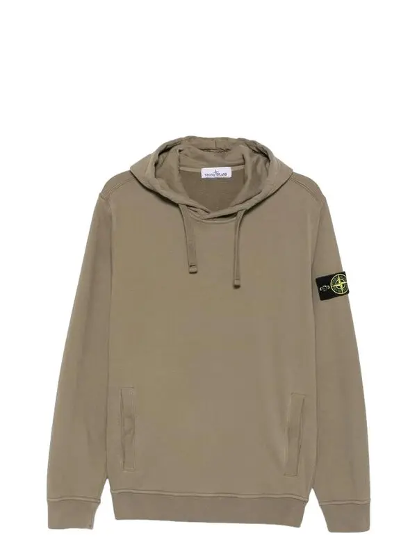 Stone Island Hooded Sweatshirt - Green