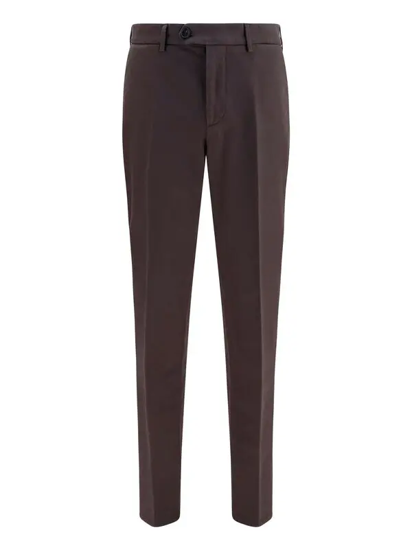 Brunello Cucinelli Cotton Pants - Brown