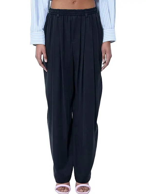 Alexander Wang Pleated Pants - Black