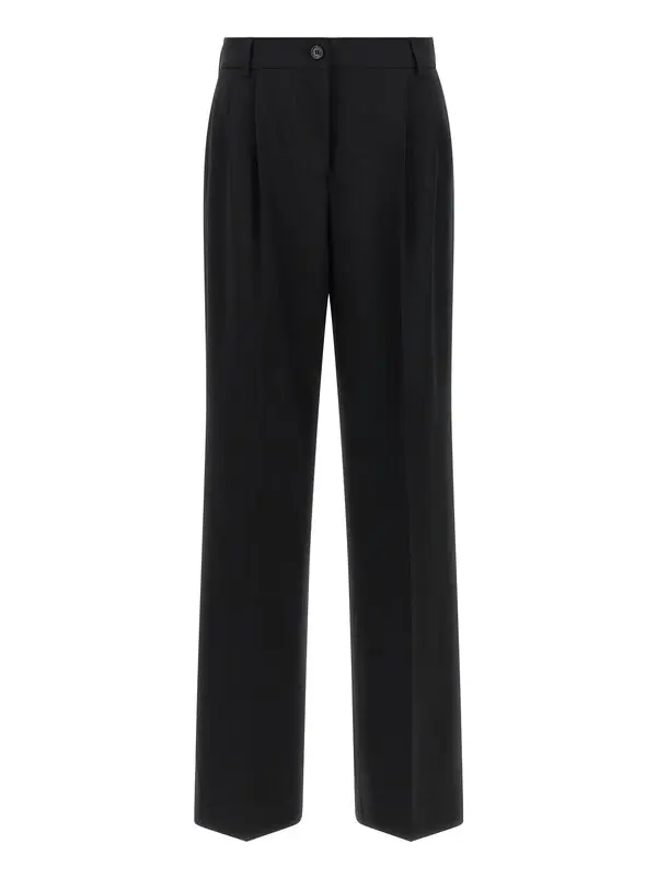 Dolce & Gabbana Double Pinch Trousers - Black