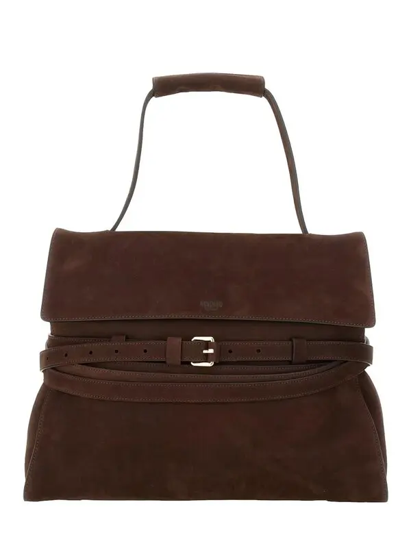 Moschino Tie Me Medium Bag - Brown