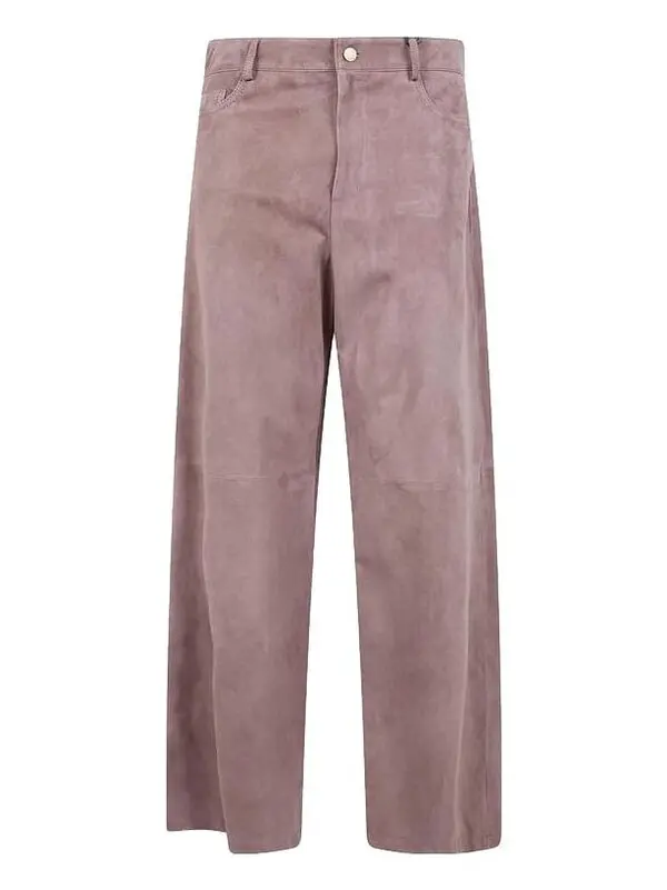 Max Mara Trousers Straight Trousers - Brown